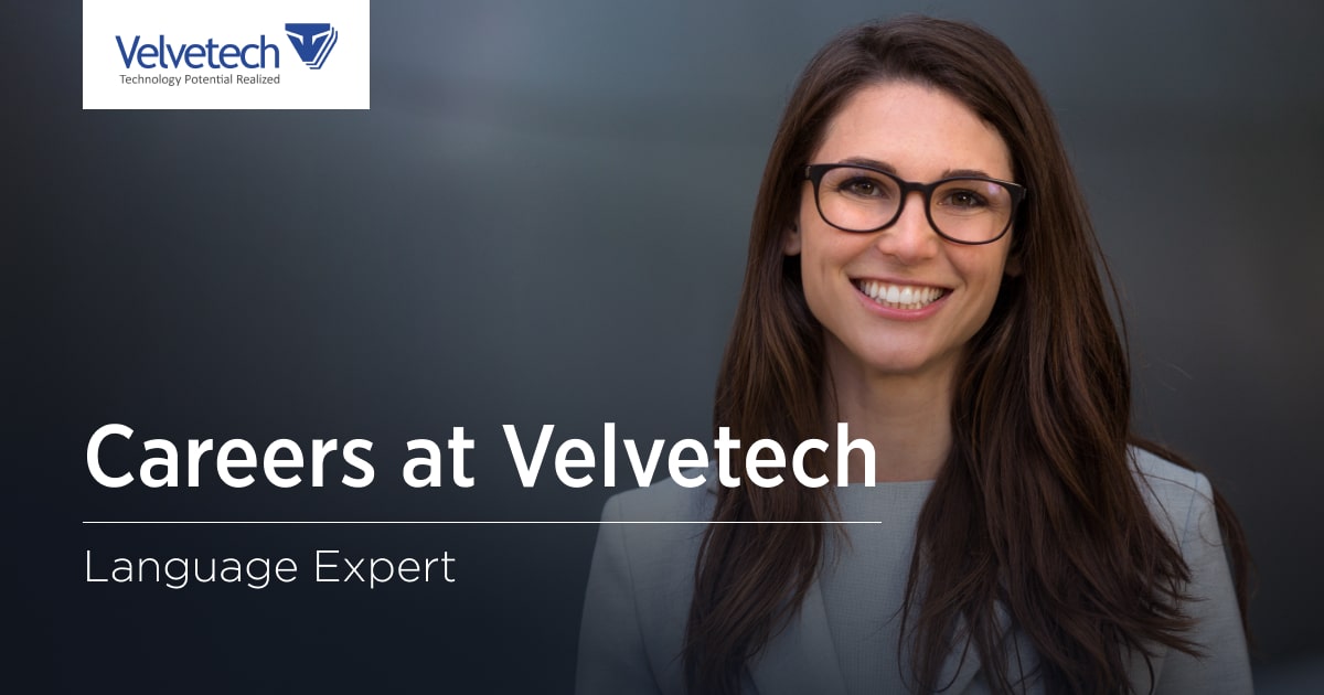 Language Expert - Careers - Velvetech