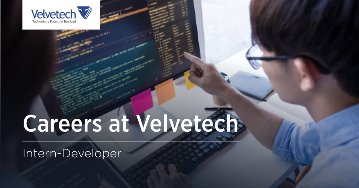 Intern-Developer - Summer School - Careers - Velvetech